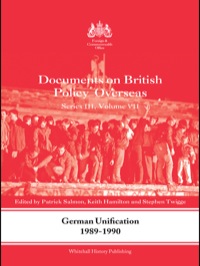 German Unification 1989-90 1st edition | Print ISBN - 9780415550024 ...