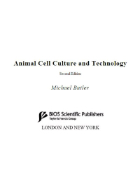 Animal Cell Culture and Technology 2nd edition | 9781859960493 ...