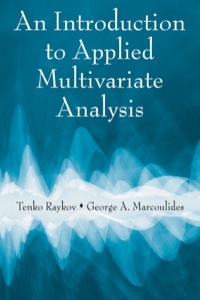 An Introduction to Applied Multivariate Analysis 1st edition ...