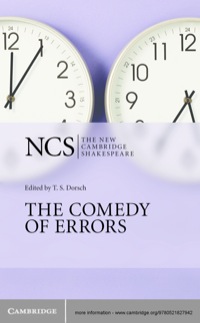 The Comedy of Errors 2nd edition | 9780521827942, 9781139836395 ...
