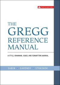 The Gregg Reference Manual 10th edition | 9781264928033, 9781264824595 ...