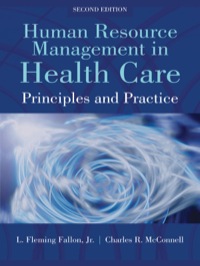 Human Resource Management in Health Care 2nd edition | 9781449688837 ...