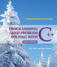 Programming and Problem Solving with C++: Comprehensive 6th edition ...