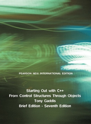 Starting Out With C++ From Control Structures to Objects With Myprogra ...