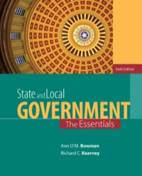 State and Local Government: The Essentials 6th edition | 9781305229488 ...