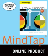 MindTap Business Law for Ashcroft/Ashcroft/Patterson's Cengage ...