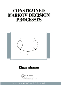 Constrained Markov Decision Processes 1st edition | 9780849303821, 9781351458238 | VitalSource