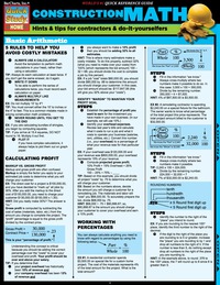 Construction Math | 9781423208877, 9781423213949 | VitalSource