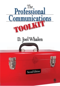The Professional Communications Toolkit 1st edition | 9781412927161 ...