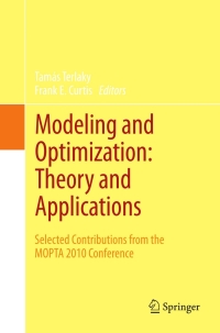 Modeling and Optimization: Theory and Applications 1st edition ...