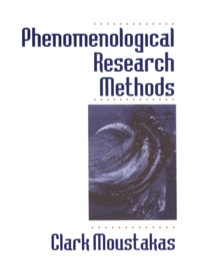 Phenomenological Research Methods 1st edition | 9780803957992 ...