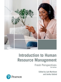 Introduction to Human Resource Management: Fresh Perspectives 3rd edition | 9781485714903 ...