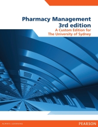 Pharmacy Management (Custom Edition) 3rd edition | 9781488613852 ...