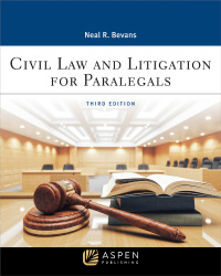 Civil Law and Litigation for Paralegals 3rd edition | 9781543826111 ...