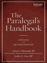 The Paralegal's Handbook | 9781607147138, 9781607148111 | VitalSource