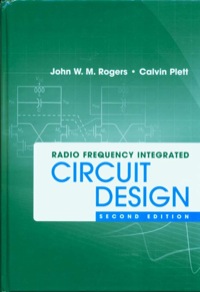 Radio Frequency Integrated Circuit Design 2nd 版 | 9781607839798, 9781607839804 | VitalSource