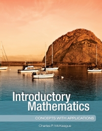 Introductory Mathematics: Concepts with Applications 1st edition ...