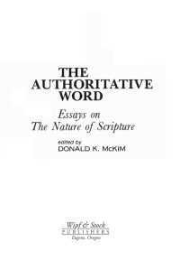 The Authoritative Word | 9781579101183, 9781725207059 | VitalSource