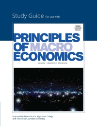 Study Guide for Principles of Macroeconomics 8th edition ...