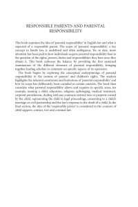 Responsible Parents and Parental Responsibility 1st edition | 9781841138800, 9781847315052 ...