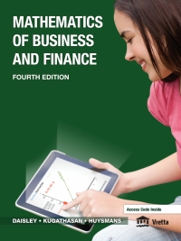 Mathematics of Business and Finance 4th edition | 9781927737545 ...