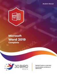 Microsoft Word 2019 Complete (Student Edition) 1st edition ...