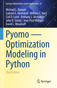 Pyomo — Optimization Modeling in Python 3rd edition | 9783030689278, 9783030689285 | VitalSource