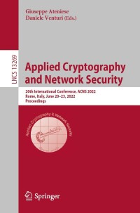 Applied Cryptography and Network Security | 9783031092336 ...
