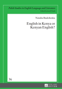 English in Kenya or Kenyan English? 1st edition | 9783631643990 ...