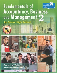 Fundamentals of Accountancy, Business, and Management 2 for Senior High ...