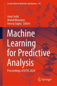 Machine Learning for Predictive Analysis 1st edition | 9789811571053 ...