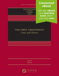 The First Amendment: Cases and Theory 4th edition | 9781543826685 ...